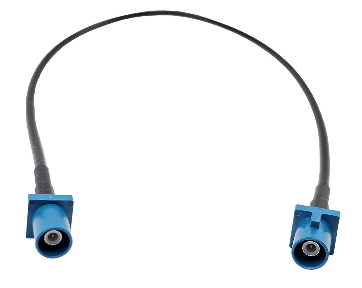 FAKRA Male to Male Antenna Cable 30cm Universal Z Type