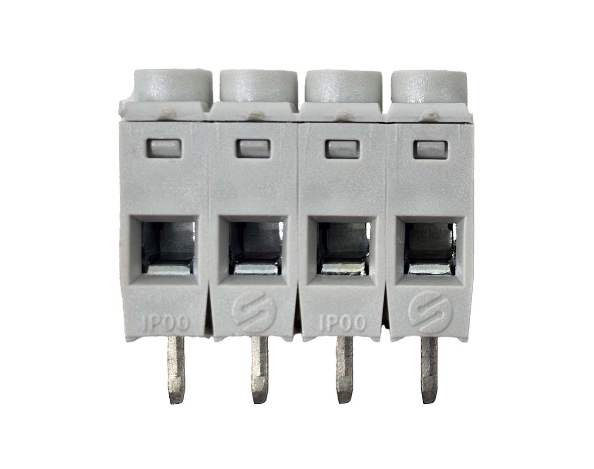 Screw Terminal Block Four Pin Connector Stackable