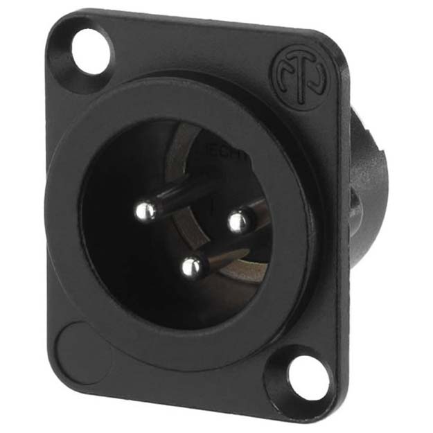 Neutrik XLR Balanced Audio Male Panel Plug