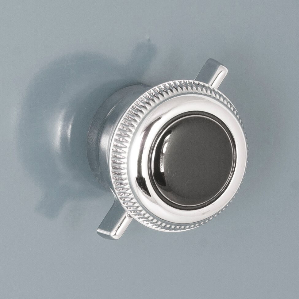 RetroSound Black Dot Chrome Knob Set 53-71