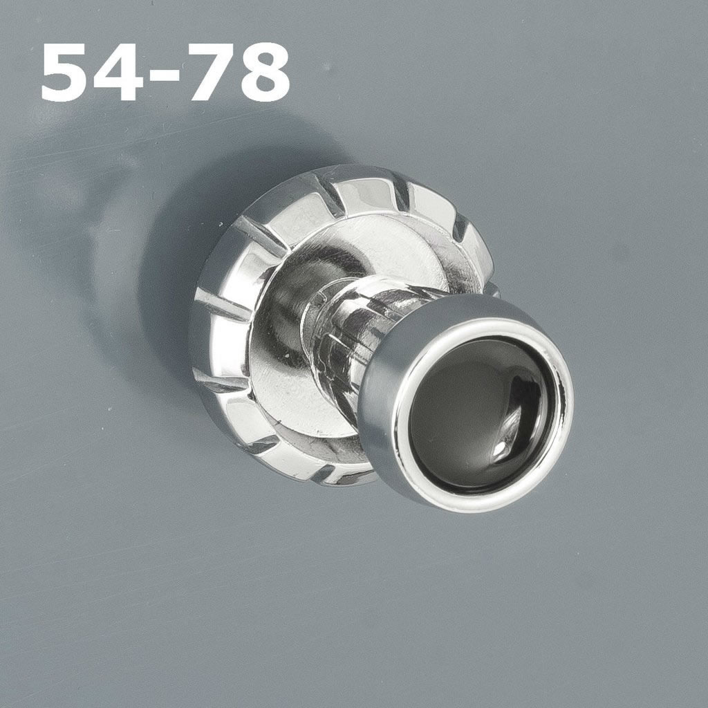 RetroSound Black Dot Chrome Knob Set 54-78