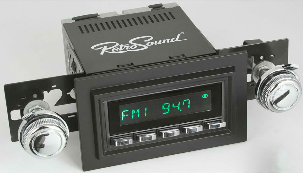 Lincoln Continental Radio 1966-1967 Black with Bluetooth