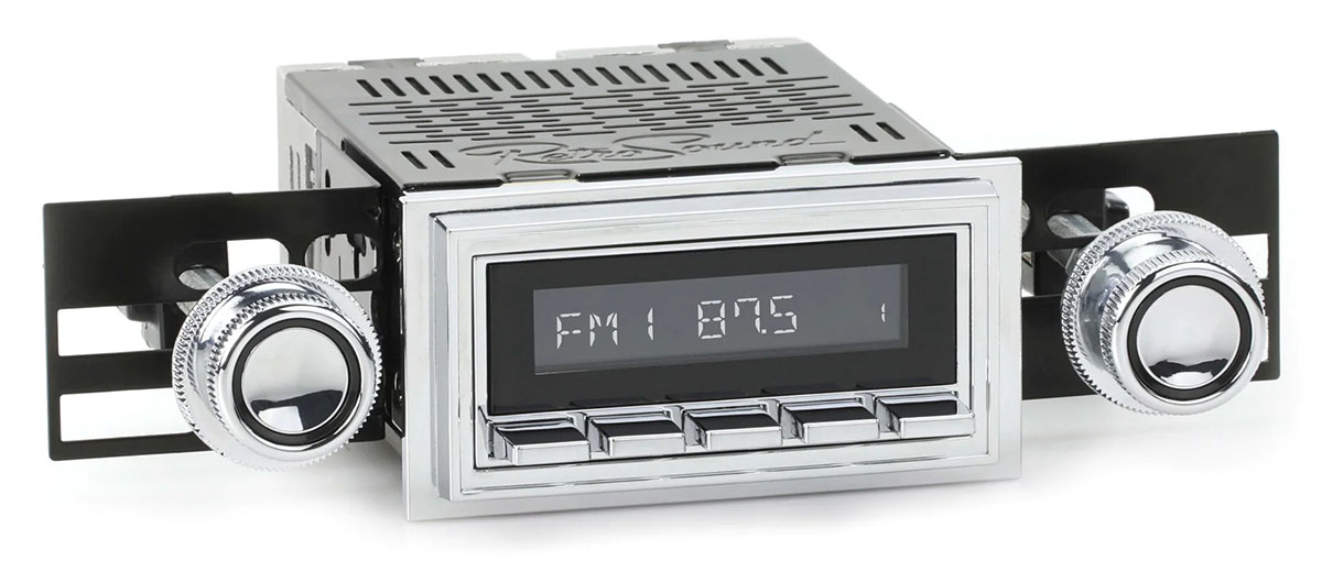RetroSound Radio Ford Mustang 1967-1968 Chrome Style