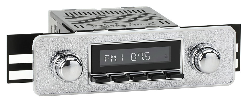 RetroSound Radio Porsche 1970-1976 Chrome Style