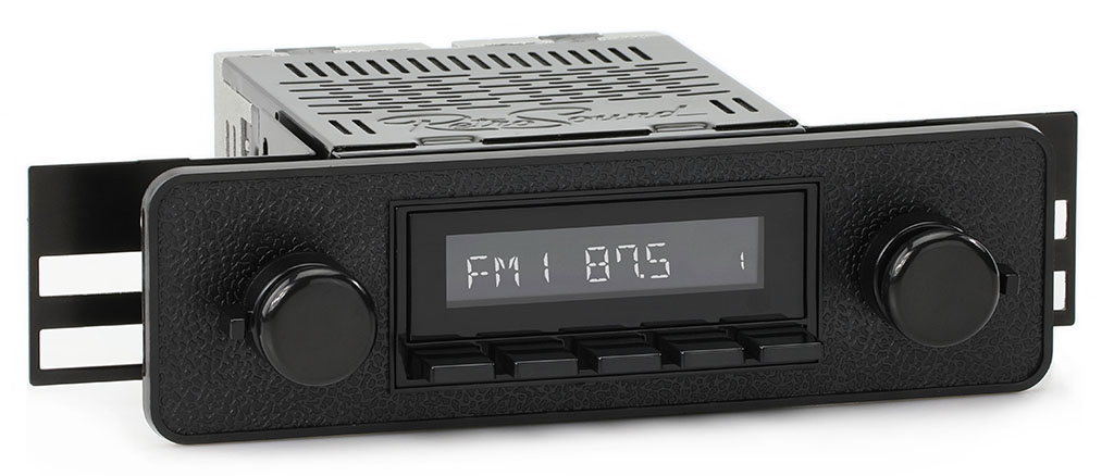 RetroSound Radio 911 or 914 Porsche 1970-1976 Black Style